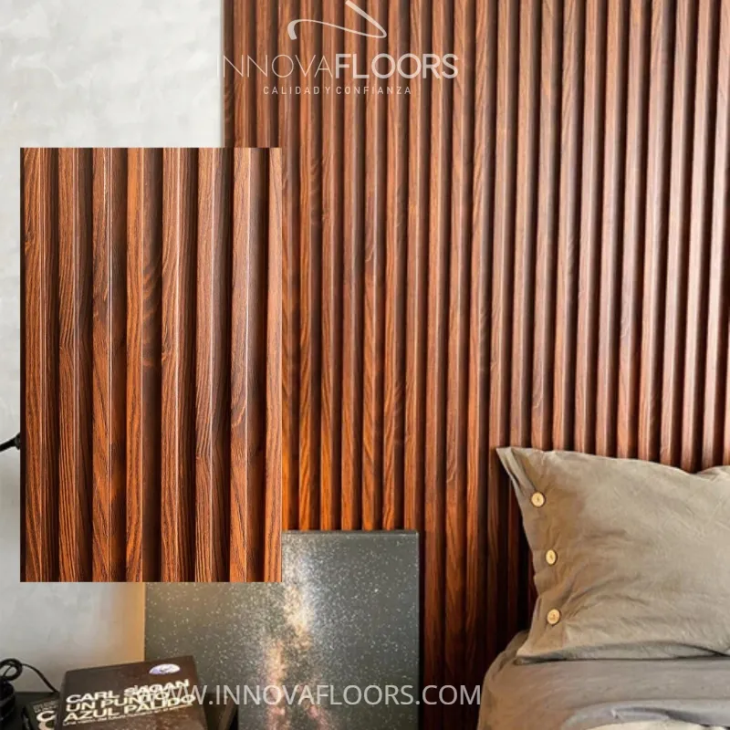 Panel WPC para Interiores Gris - Revestimientos WALL