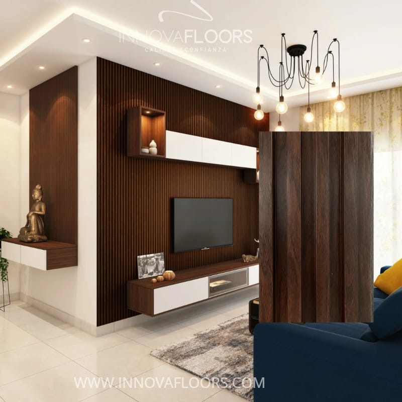 Panel WPC para Interiores Wengue - Revestimientos WALL