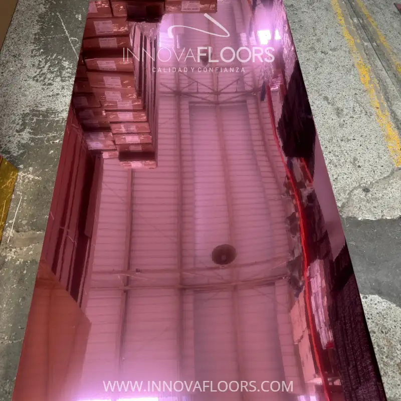 Lamina tipo Espejo en PVC color Rosa - Innova Floors - Pisos Laminados ...